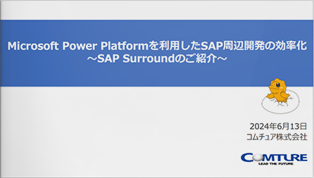 Microsoft Power Platformを利用したSAP周辺開発の効率化～SAP Surroundのご紹介～ | BizApp チャンネル